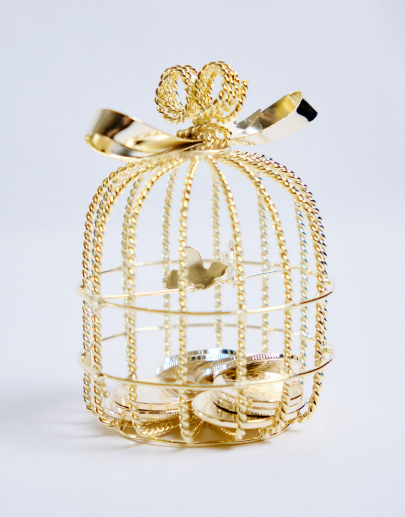Shop Online Wedding Arrhae Coins Cage Design | The Wedding Library Manila