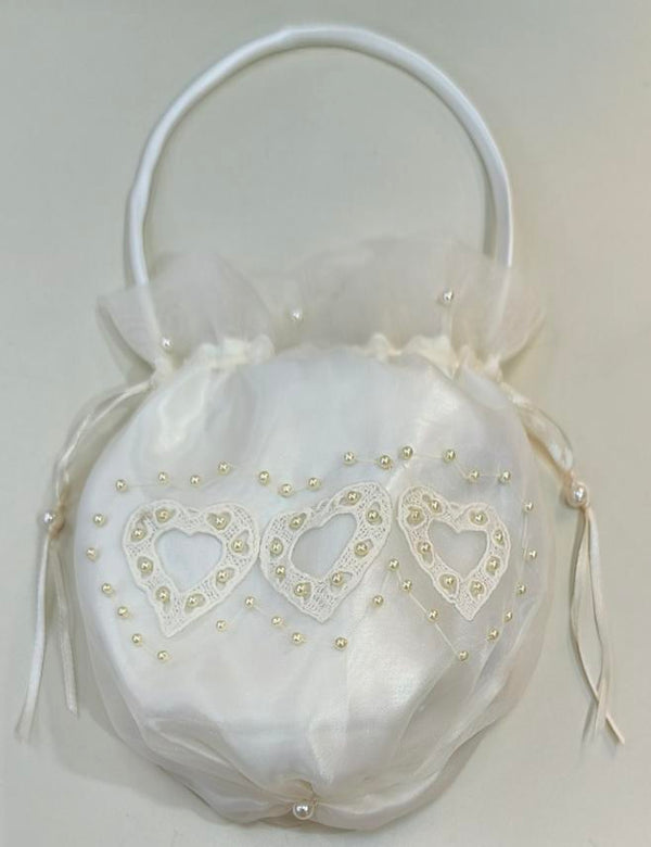 Bridal Pouch Ecru Design 02 – The Wedding Library